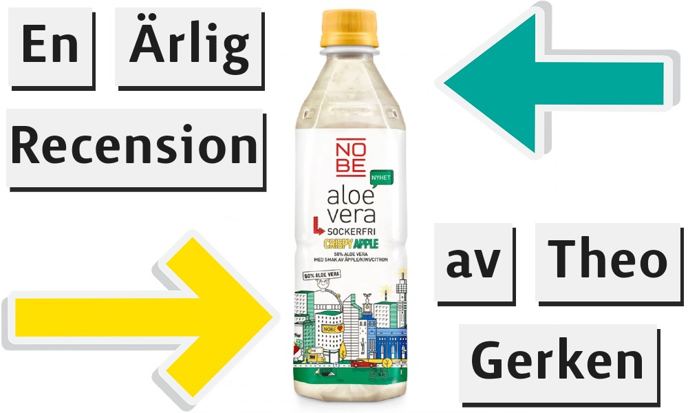 SOCKERFRI: Aloe Vera Dryck ”Crispy Apple”: 5/5 Stjärnor! – Tarmrening